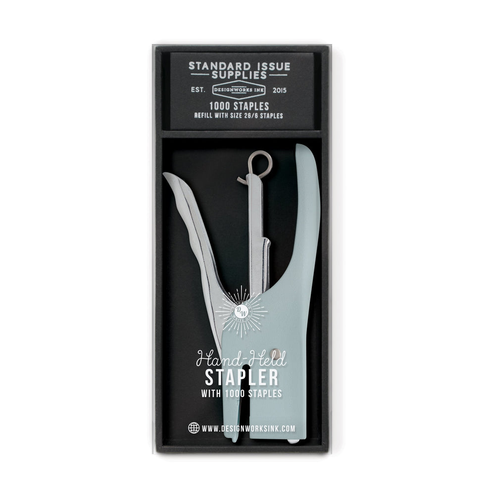The Hand Held Stapler - Light Blue – Designworks Collective UK